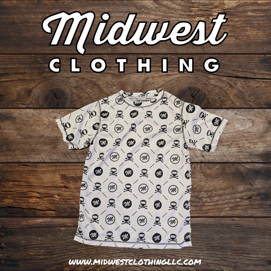 All Over - White – Midwest Clothing LLC